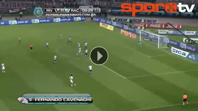Cavenaghi'den klasına yakışır bir gol! video - Fernando Cavenaghi, En güzel goller, River Plate ...