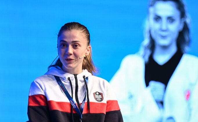 Milli sporcular, Merve Dinçel, Yunus Emre Başar ve Emine Avcu ...