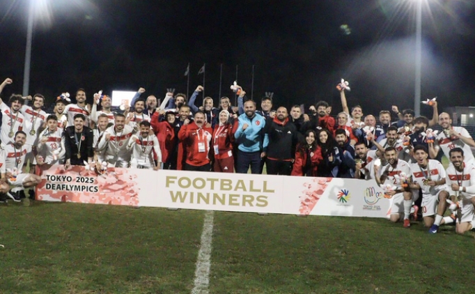 Deaflympics’te Türkiye A Milli Futbol Takımı olimpiyat şampiyonu!